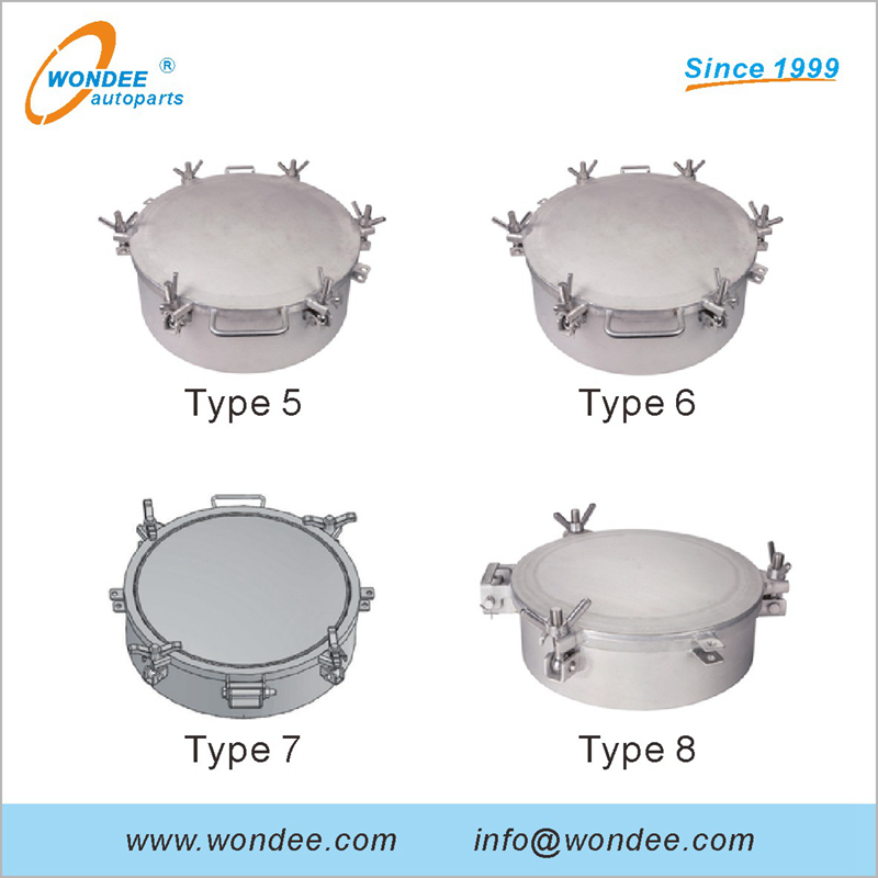 16 Inch 20 Inch Flanged Aluminum Alloy Steel Petroleum Manhole Cover ...