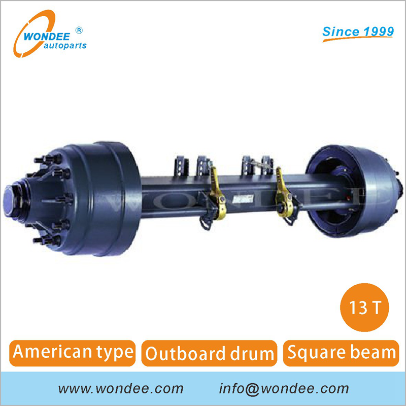 13T 16T Heavy Duty American Fuwa Type Semi Trailers Axles for Heavy Duty Truck - Buy Trailer ...
