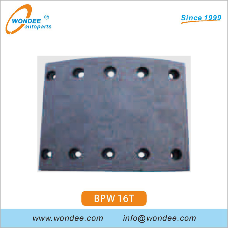 OEM Brake Linings for Heavy Duty Semi Trailer and Trucks - Buy brake ...
